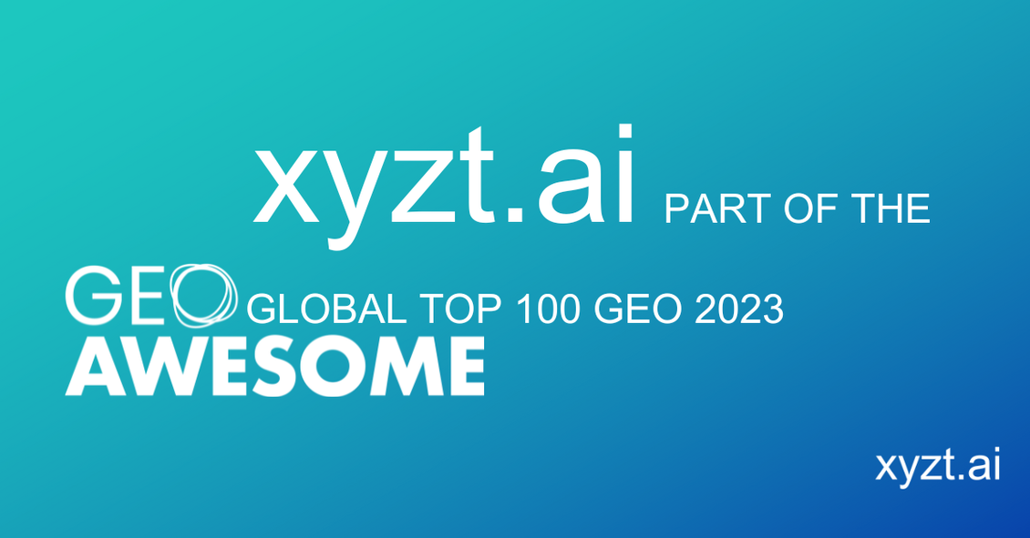 xyzt.ai | xyzt.ai named one of the world's top 100 geospatial…